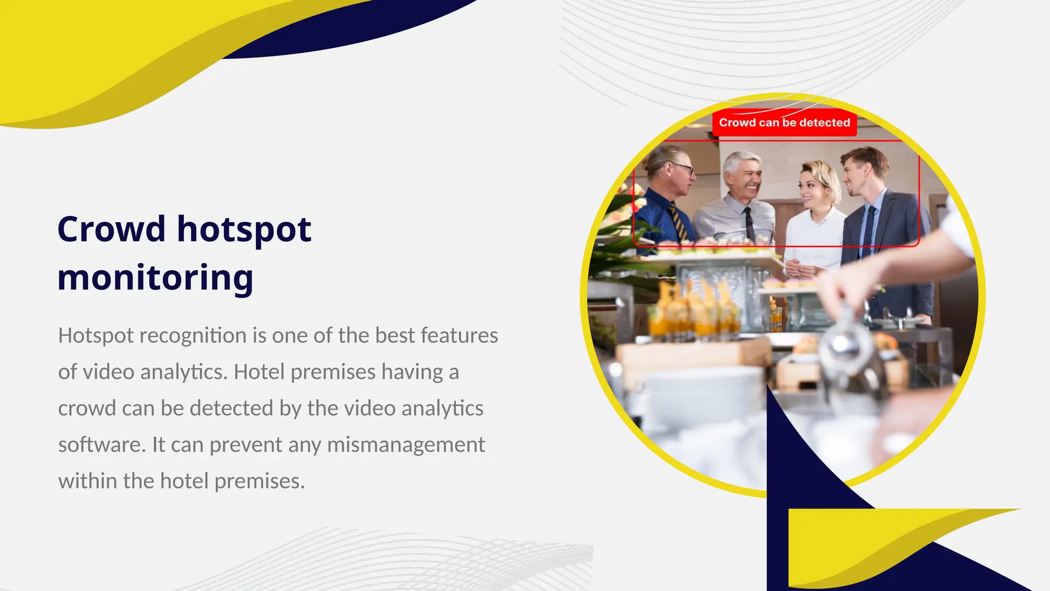 AI video analytics software with CCTV camera for hospitality and hotels ...