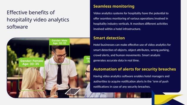 AI video analytics software with CCTV camera for hospitality and hotels ...