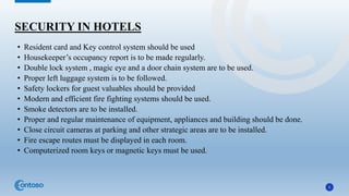 Hotel safety and security.pptx 19 pages ppt | PPTX