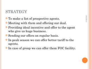 Hotel sales strategy | PPT