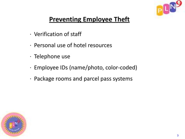Hotel Security PPT | PPTX