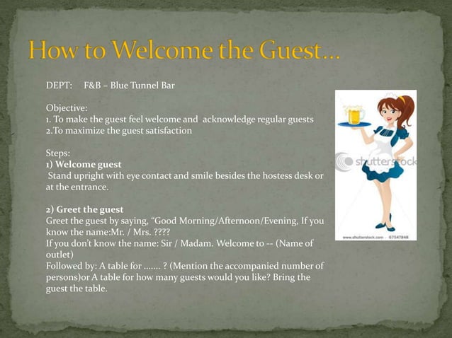Training Module- Waiters | PPTX | Alcoholic Beverages | Food & Drink