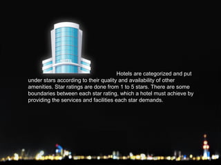 Significance of Hotel Star ratings | PPT | Hotels and Motels | Travel Type