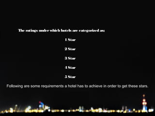 Significance of Hotel Star ratings | PPT