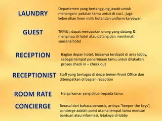 Hotel Terminologi | PPTX