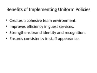Hotel Uniforms Enhancing Professionalism and Guest Experience.pptx