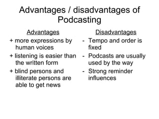 Hotel podcasts and vodcast | PPT | Business | Business and Finance
