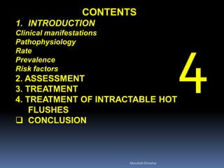 Treatment of hot flushes | PDF
