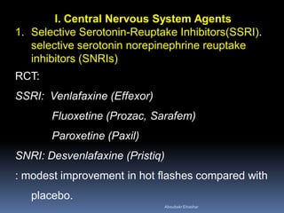 Treatment of hot flushes | PDF