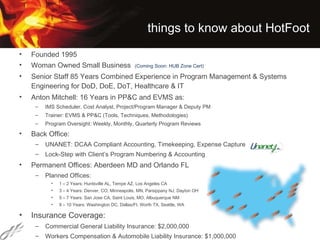 HotFoot Fight Fire With Fire | PPT
