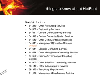 HotFoot Fight Fire With Fire | PPT | Business | Business and Finance