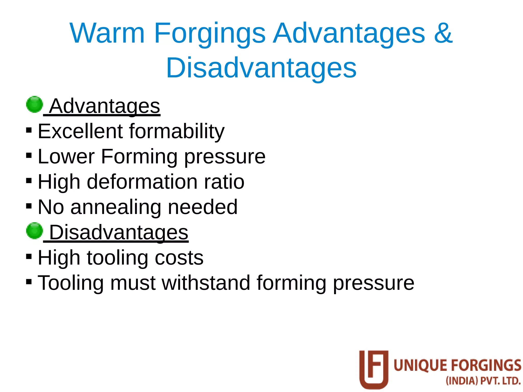 Different types of hot forging manufacturers in India | PPT