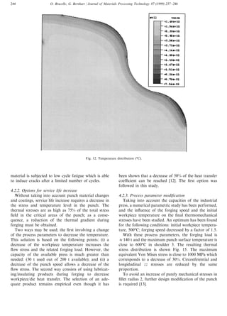 Hot forging tools | PDF