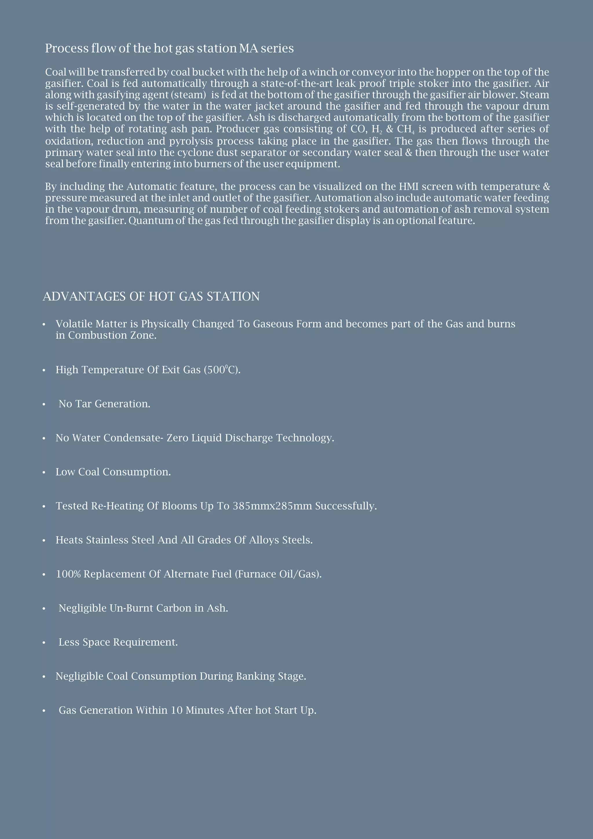 Hot Coal Gasifier by CASE | PDF