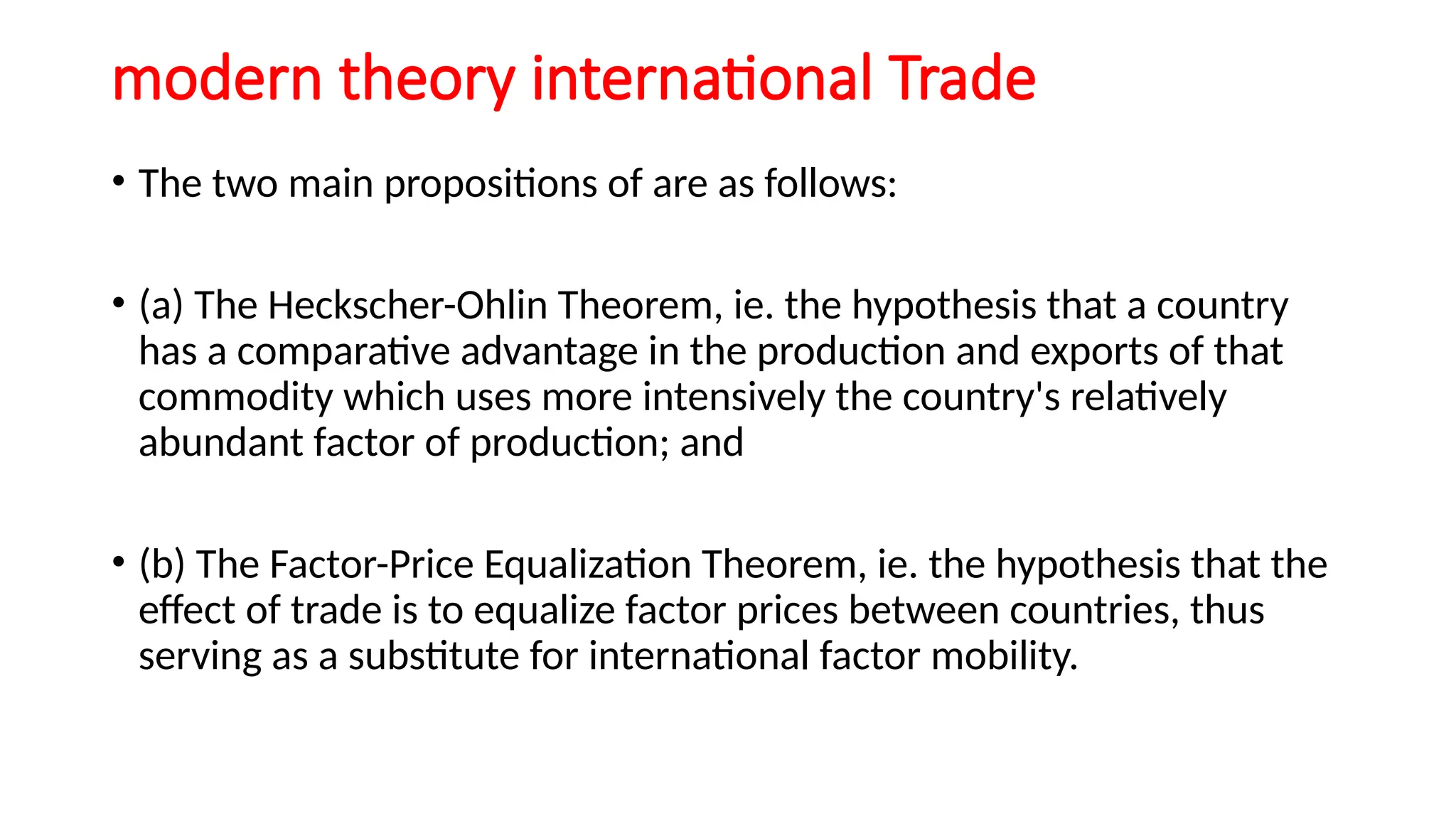 HECKSCHER OHLIN Theory of International Trade.pptx