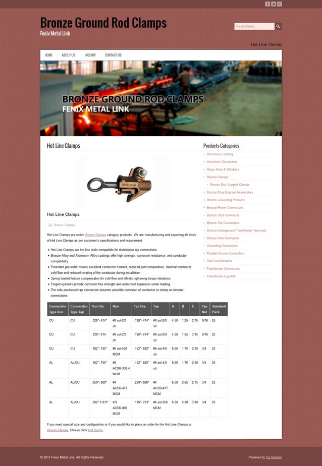 Hot line clamps | PDF