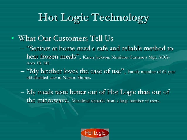 Hot Logic Technology 2011 | PPT