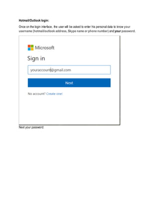 Hotmail Login Where To Go If You Forget Your Hotmail Password The