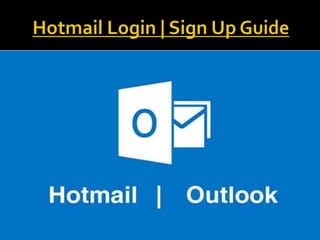 Hotmail login Sign up PPT