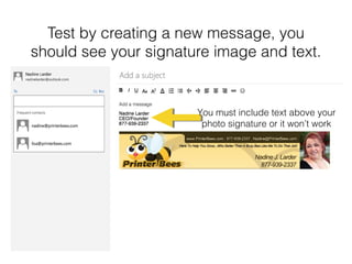 Hotmail Email Signature Tutorial | How To Add An Email Signature To ...