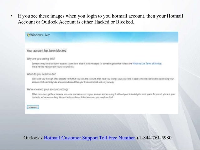 How to Check Hotmail / Outlook Account has been Hacked +1-844-761-5980