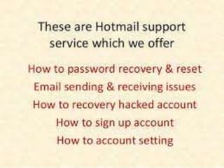 Hotmail password recovery n | PPTX