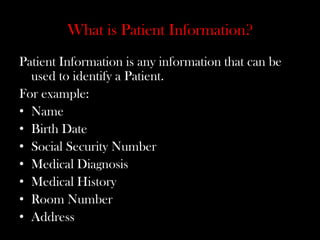 Hot materials hippa | PPTX