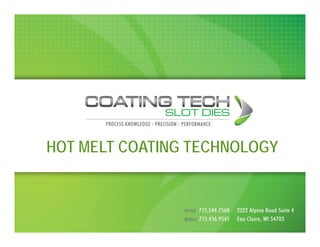 Hot Melt Coating Technology | PDF