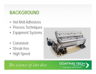 Hot Melt Coating Technology | PDF