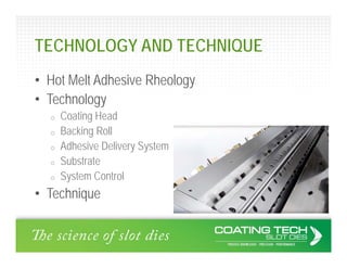 Hot Melt Coating Technology | PDF