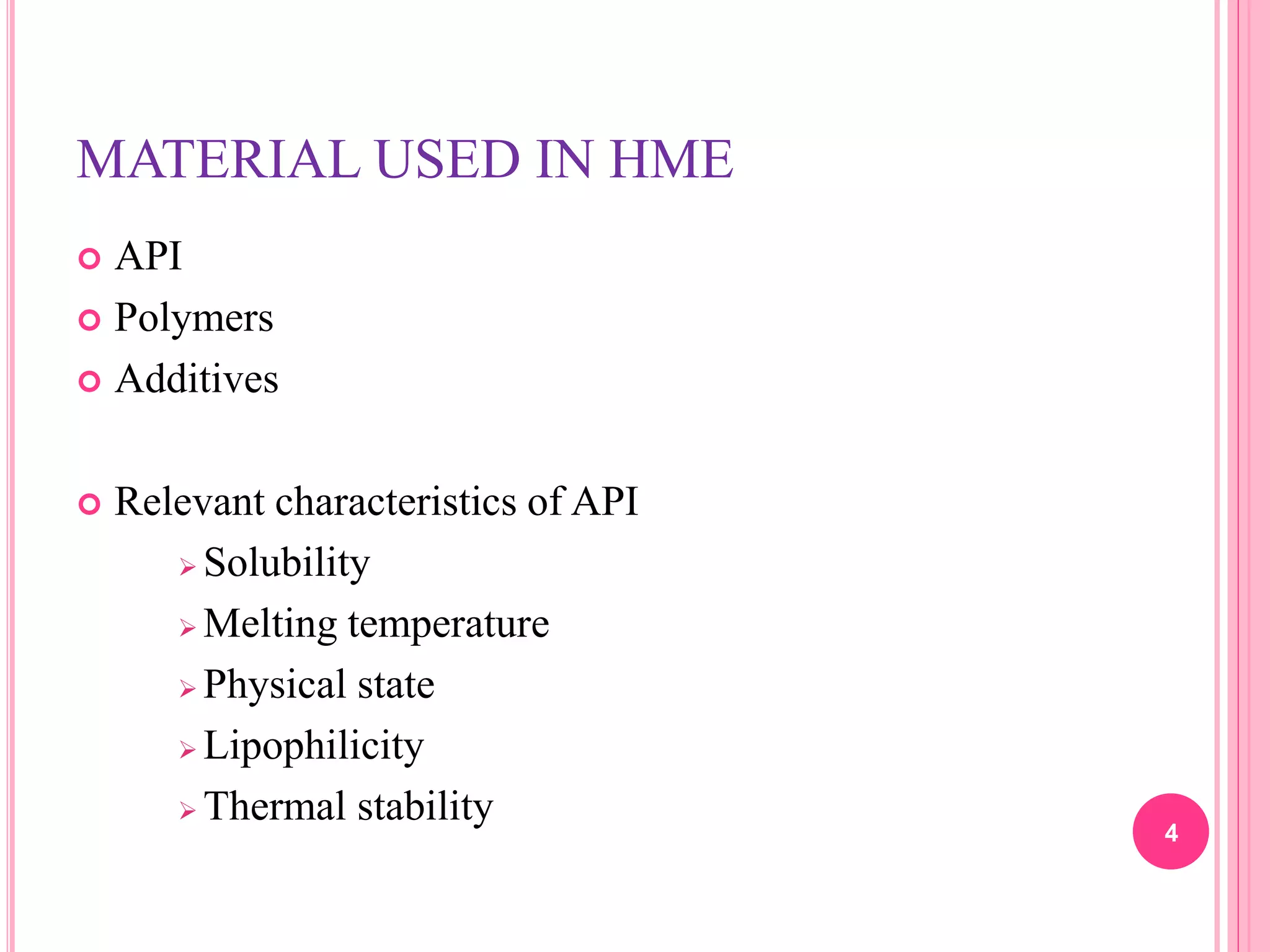 Hot melt extrusion | PPTX