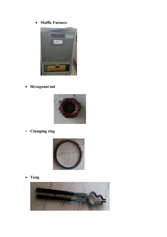 Carpet flammability test (Hot nut metal method BS:4790:1987) | DOCX
