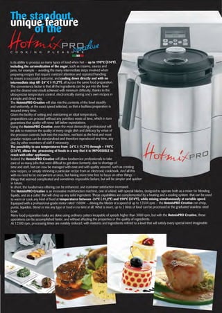 HotmixPRO Brochures | PDF