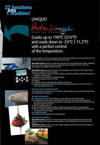 HotmixPRO Brochures | PDF