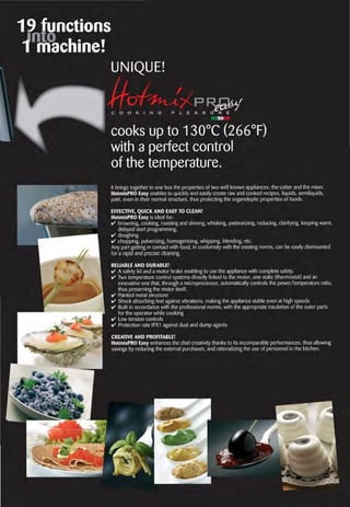 HotmixPRO Brochures | PDF