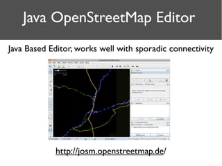 ICCM 2010 OpenStreetMap Workshop | PPT