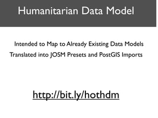 ICCM 2010 OpenStreetMap Workshop | PPT