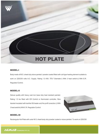 Hot plate | PDF