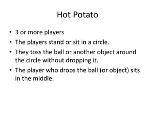 Hot Potato | PPTX