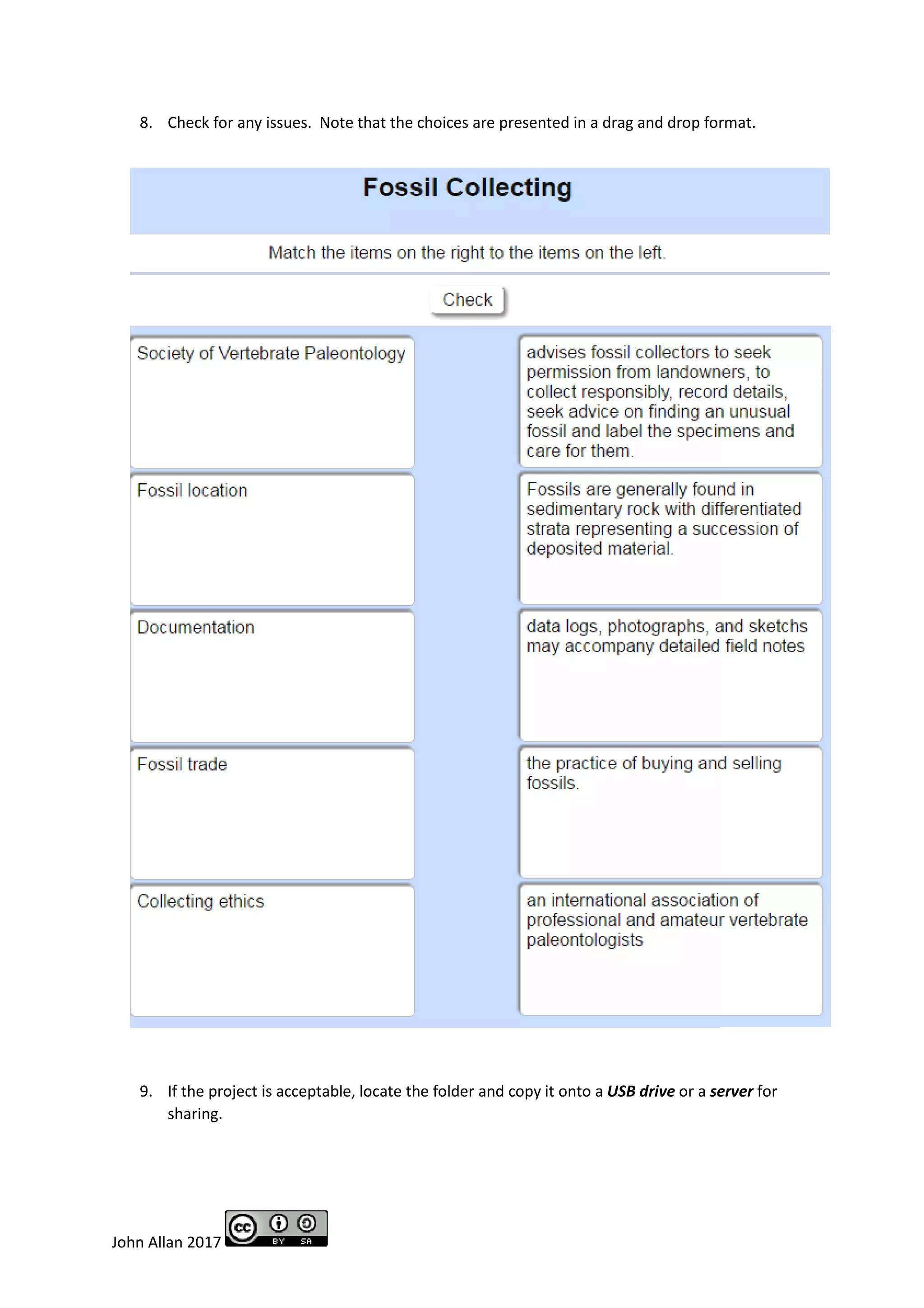 Hot Potatoes Matching Drag and Drop Activity | PDF