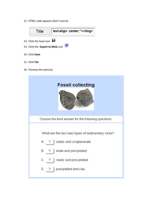Hot Potatoes- Create Multiple Choice | PDF