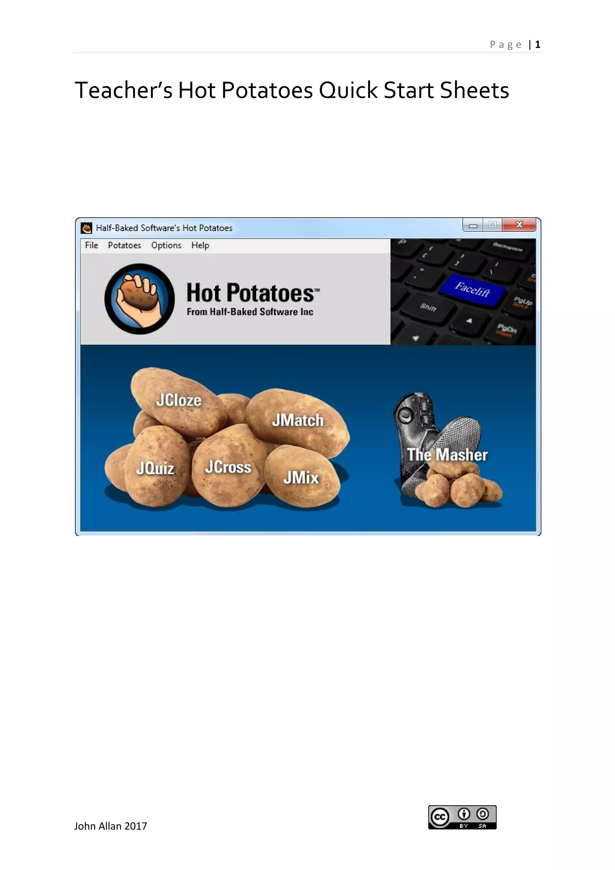 Hot Potatoes Complete Teacher Guide v1.0 | PDF