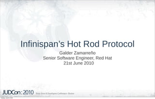 The Hot Rod Protocol in Infinispan | PDF
