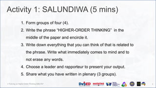 Higher Order Thinking Skills_PLPs_INSET 24-25.pptx