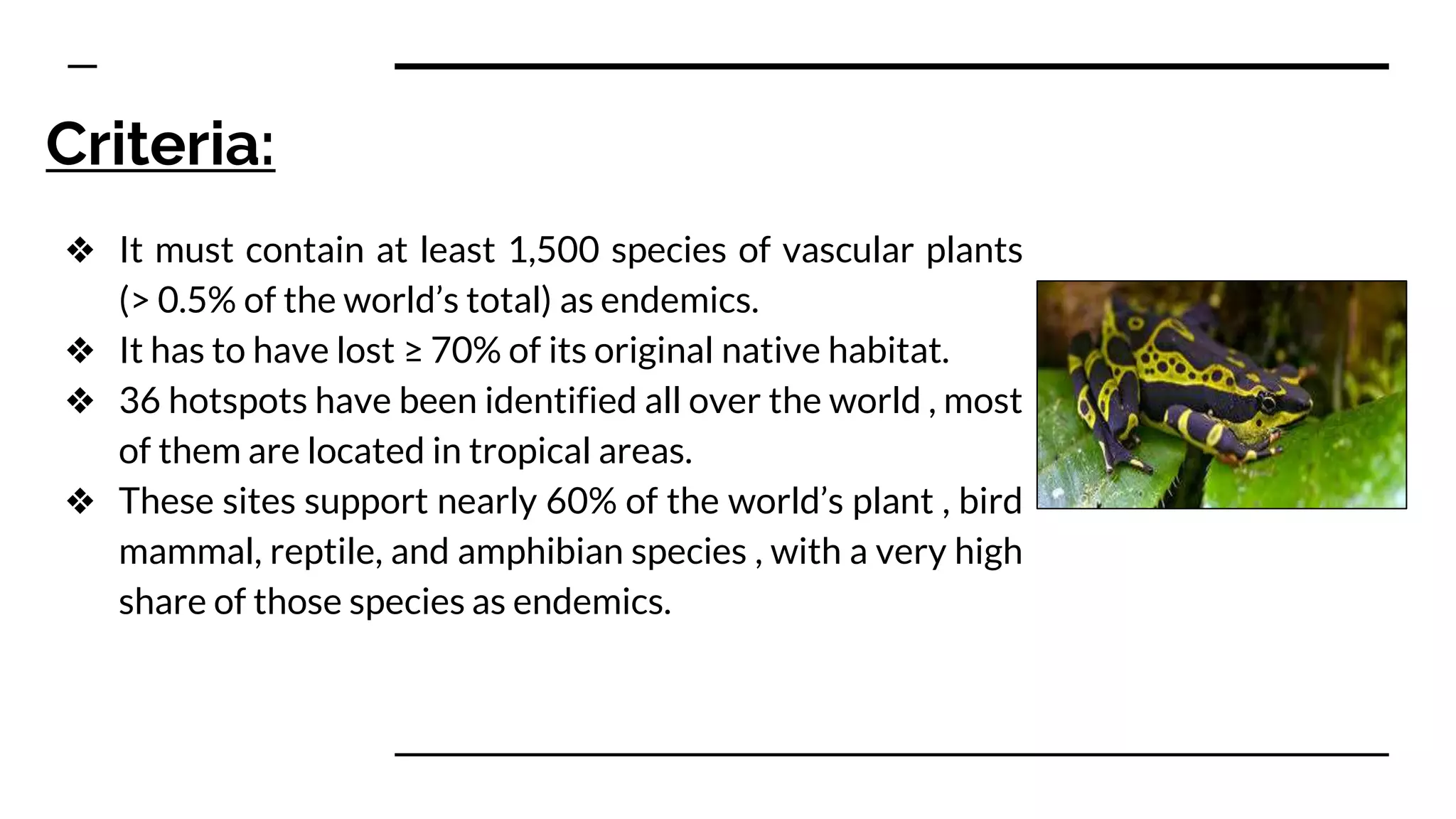 Hotspot: India As a Mega Biodiversity Hotspot | PPTX