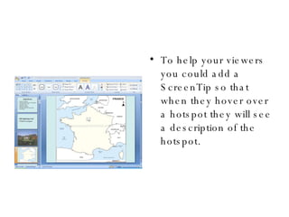 Hotspots And Screentips In Powerpoint | PPT