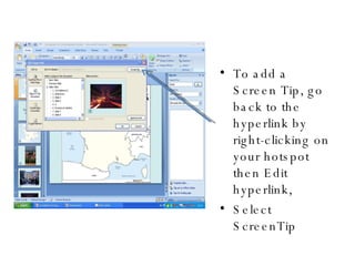 Hotspots And Screentips In Powerpoint | PPT