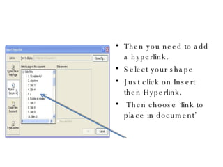 Hotspots And Screentips In Powerpoint | PPT