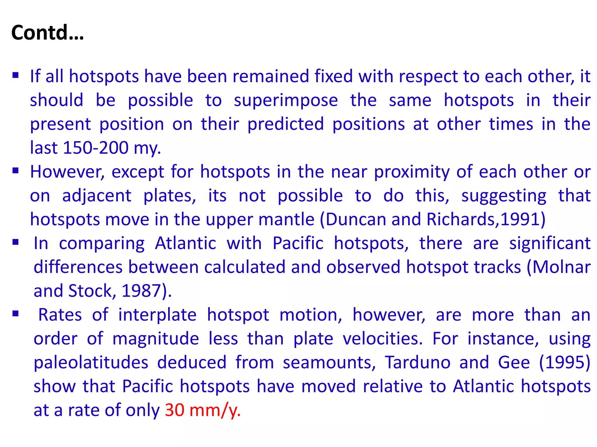 Hotspots and Mantle plumes | PPTX