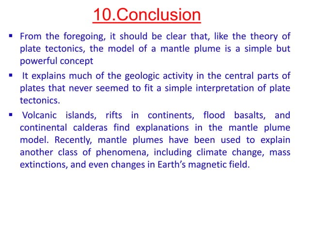 Hotspots and Mantle plumes | PPTX | Geography | Science